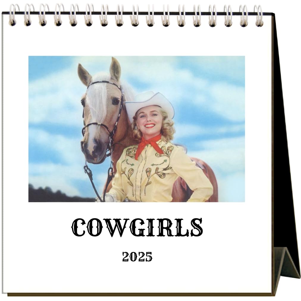 Amazon.com : 2025 Cowgirls Easel Desk Calendar : Office Products