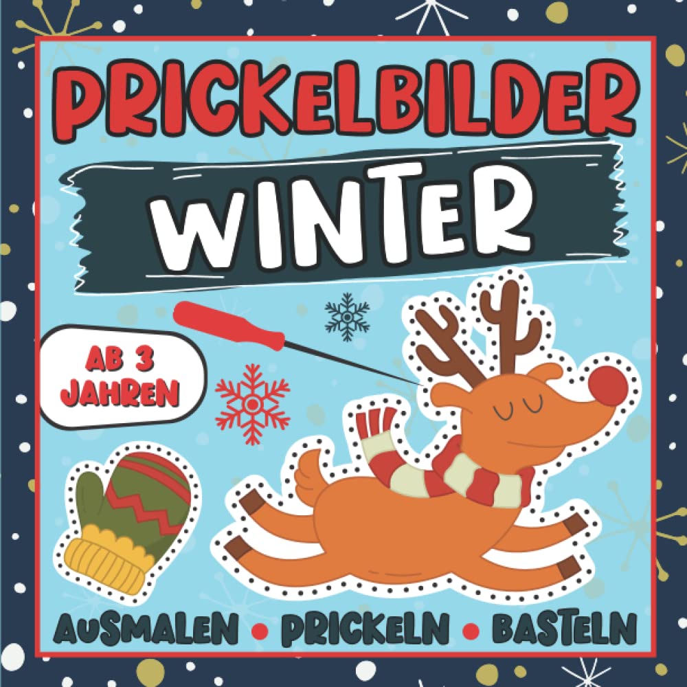 Buy Prickelbilder Winter ab 3 Jahren: Prickel Block für Kinder zum ...