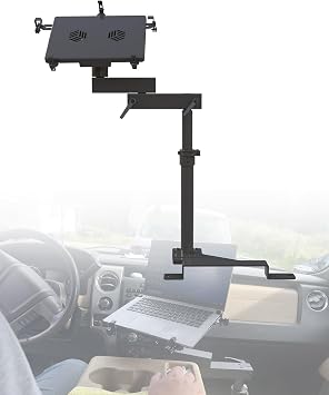 Amazon.com: SPIRRELAB Truck Laptop Mount Fit for Ford F150, F350, F250 ...