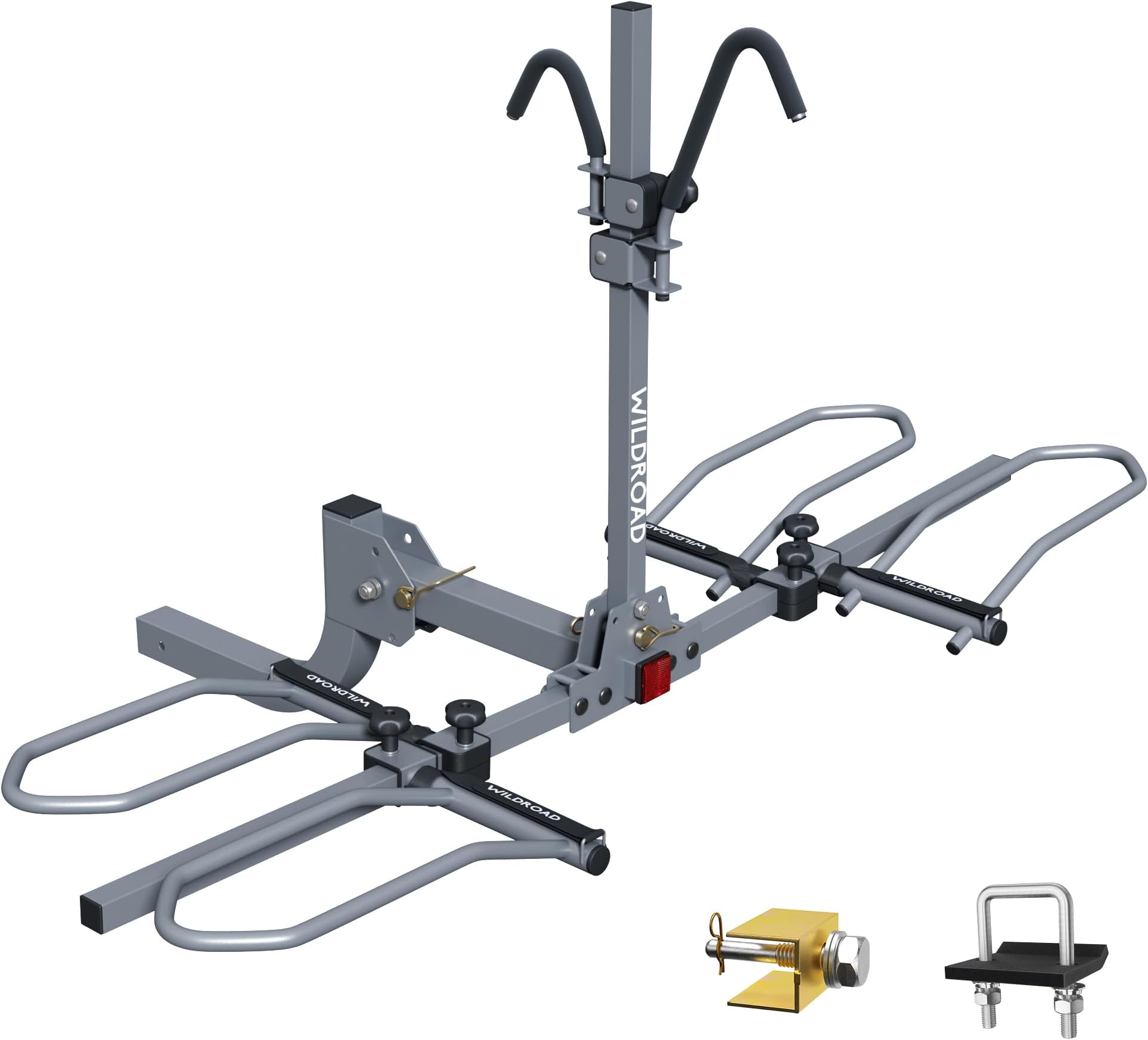 Amazon.com: WILDROAD Hitch Bike Rack, Wobble Free Smart Tilting Bike ...