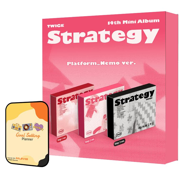 Amazon.com: TWICE STRATEGY Album [Step 2 ver. (Platform_Nemo ver.)]+Pre ...