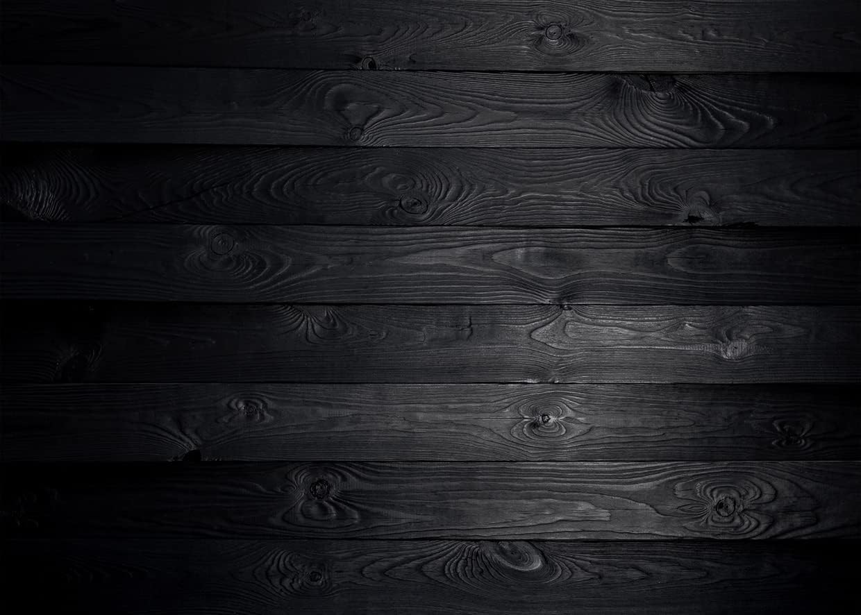 Amazon.com : Alltten 7X5FT Black Wood Backdrop Wooden Floor Photography ...