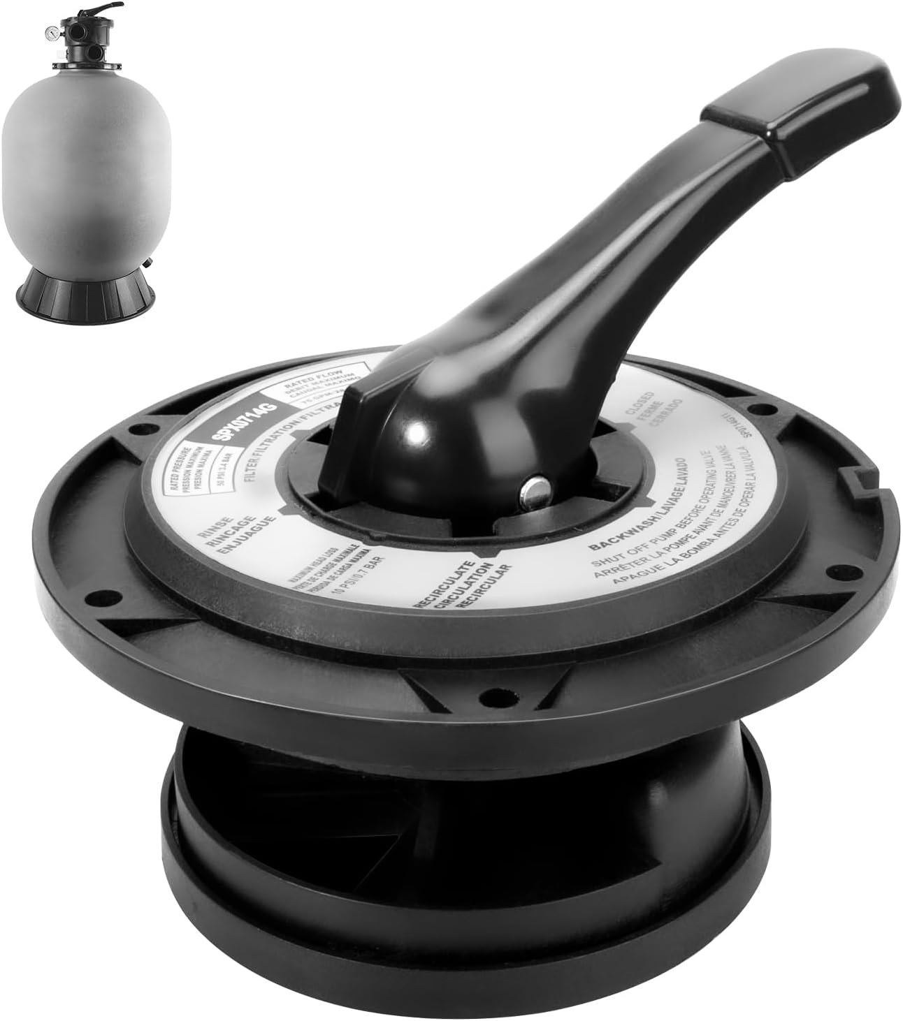 Amazon.com: GYPNS SPX0714BA Cover Key and Handle Assembly for Hayward ...