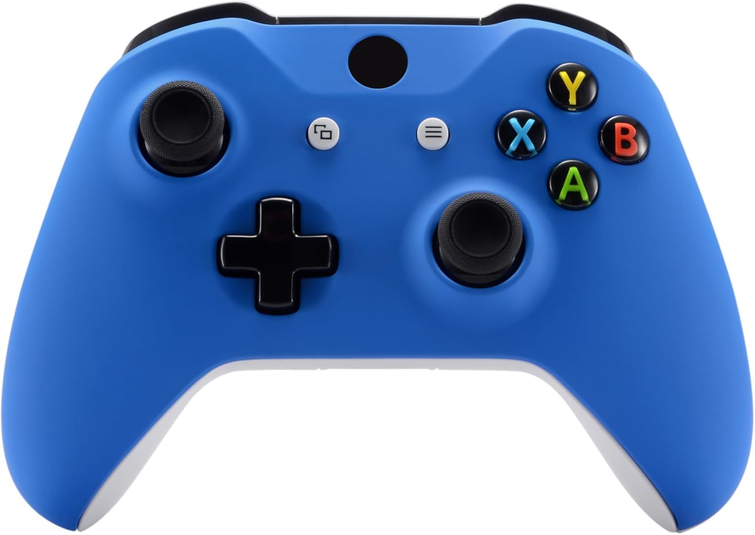 Amazon.com: eXtremeRate Blue Soft Touch Front Housing Shell Case for ...