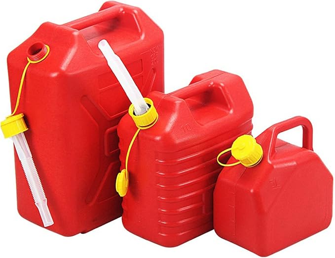 HORV - Contenedor de combustible de 5 l/10 l/20 l con boquilla a prueba ...