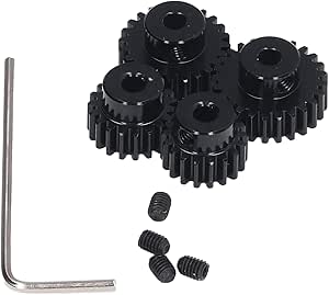 Amazon.com: RC Pinion Gears, 3.175mm RC Pinion Gear Set for Tamiya TT01 TT02 TB02 TA05 RC Car ...