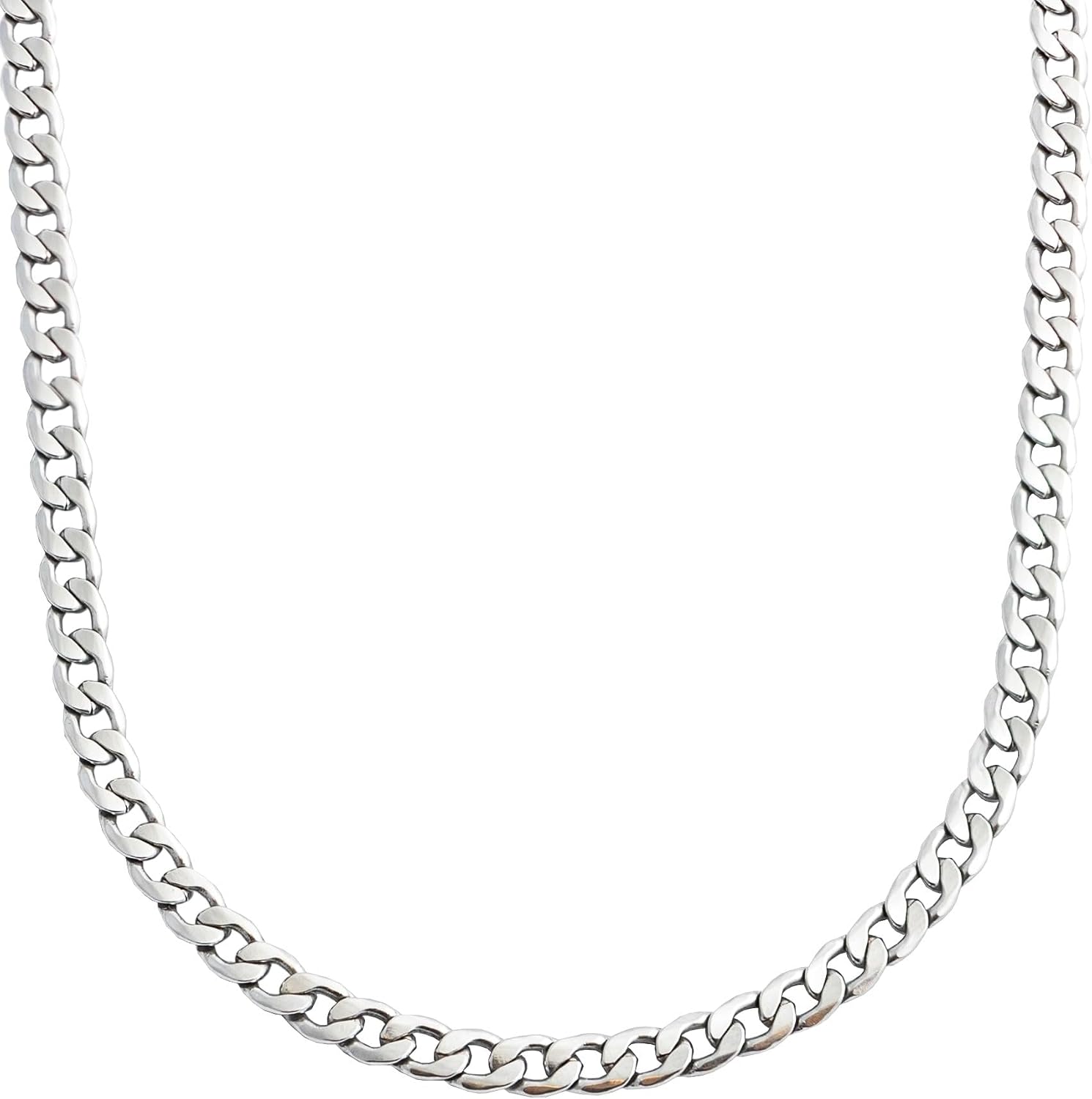 JEWELRY IMPERIUM Curb Chain Necklace Stainless Steel Link Chains for ...