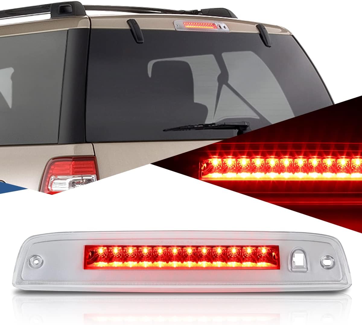 Amazon.com: 3rd Third Brake Light for 2003-2016 Ford Expedition Lincoln ...