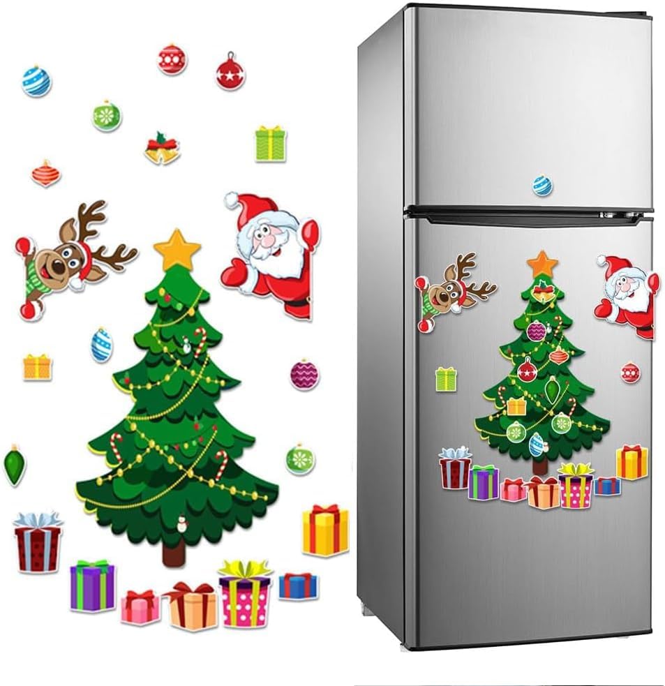 Amazon.com: Magnetic Christmas Tree for Refrigerator Decorations, 2025 ...