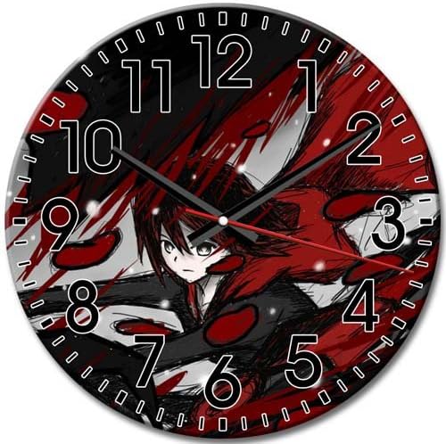 Amazon.com: Kirsten herrera Quiet Round Wall Clock RWBY Wall Clock ...