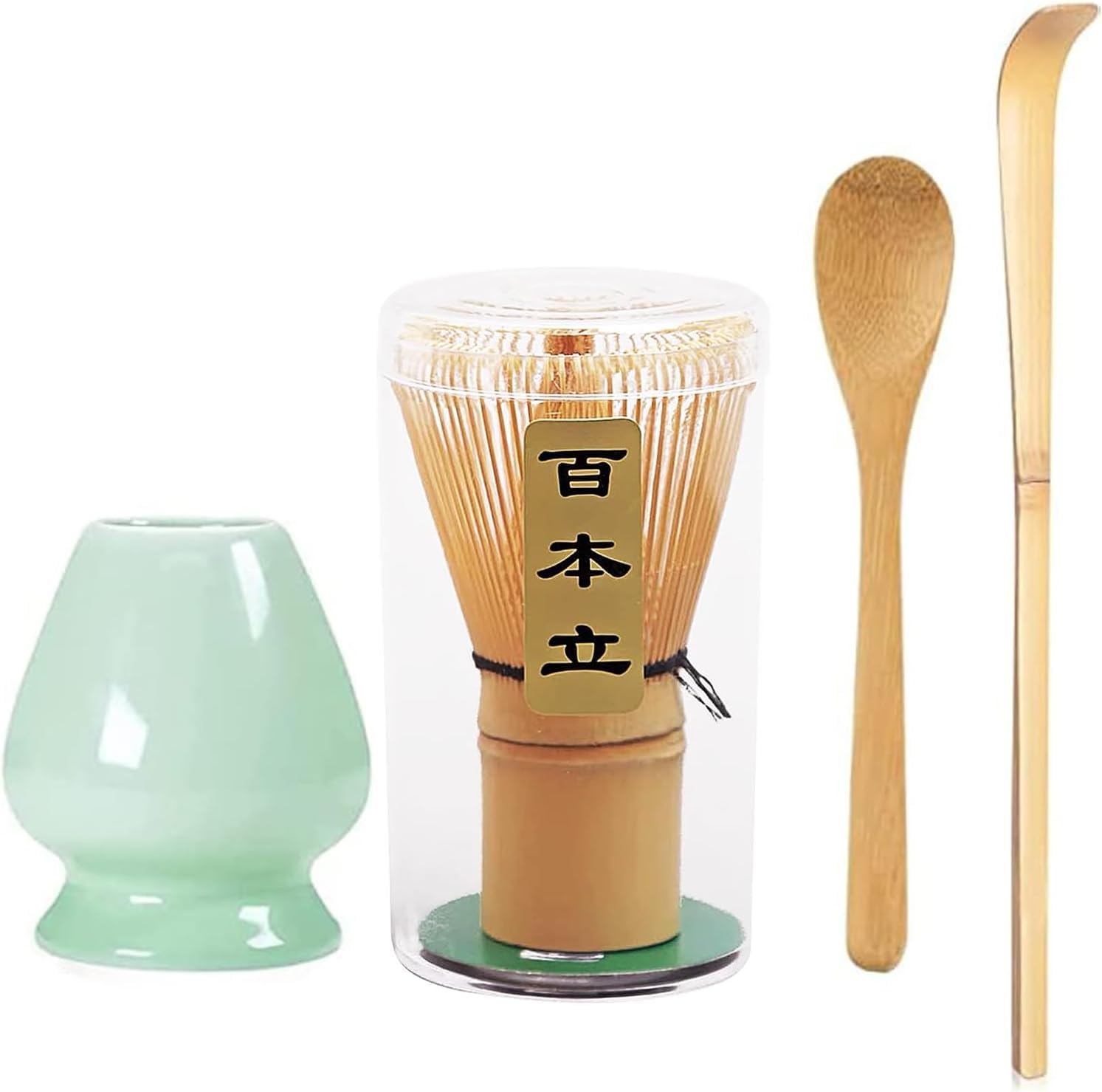 Amazon.com: Matcha Brand Bamboo Whisk and Japanese Matcha Scoop ...