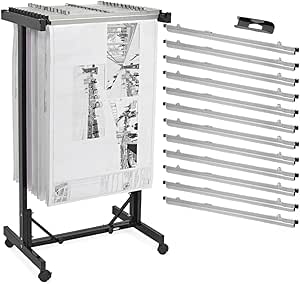 Amazon.com: Adir Blueprint Rack and Clamps - 12 Pack of Blueprint Clamp ...