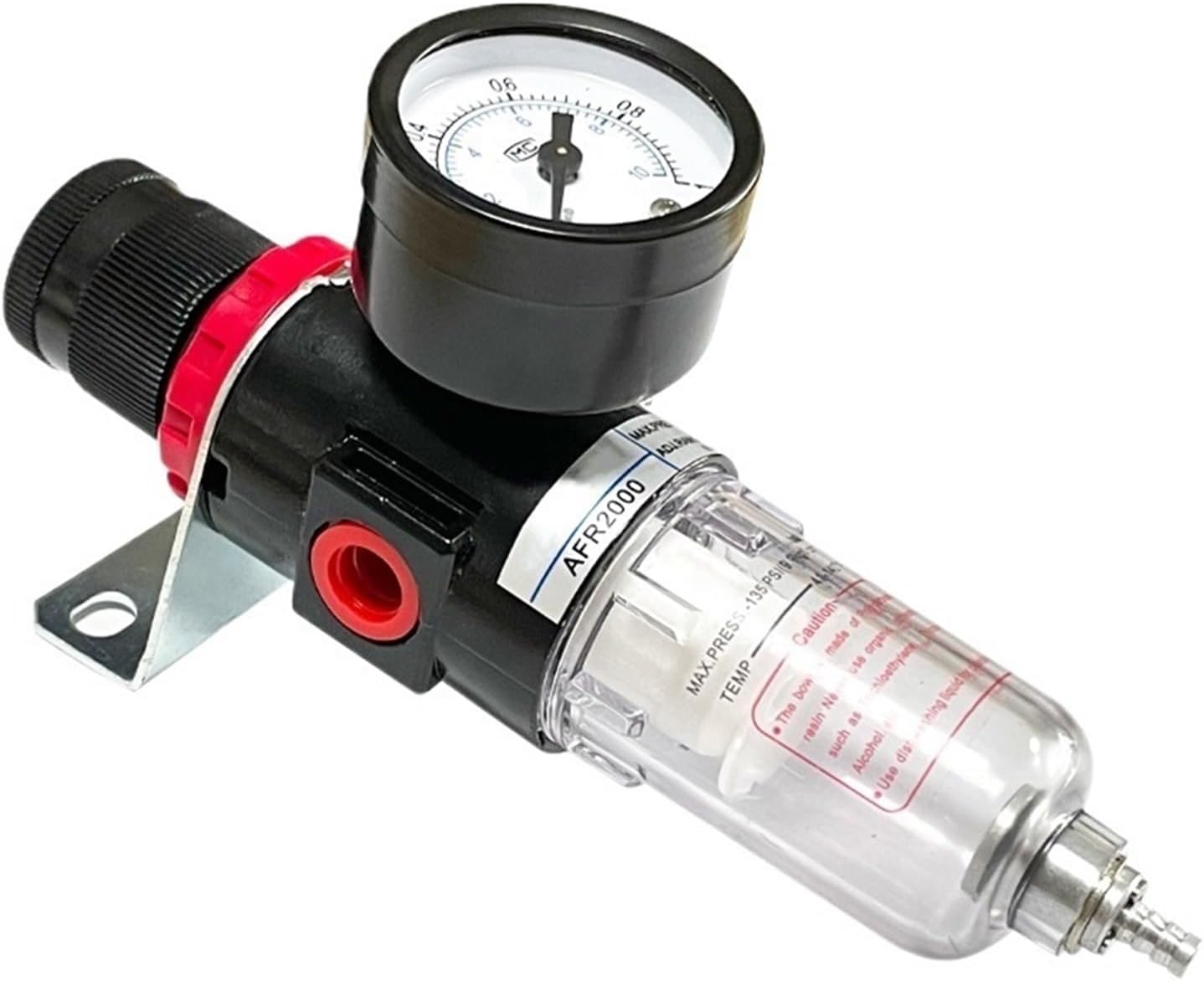 Amazon.com: AFR2000 1/4" Air Compressor Oil Water Separator Filter ...