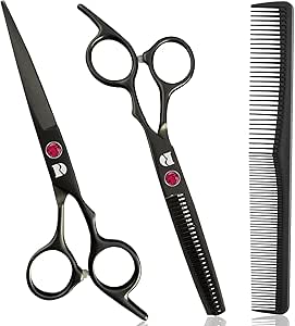 Amazon.com : Professional Hair Cutting Shears Set,6 Inch Barber Hair ...