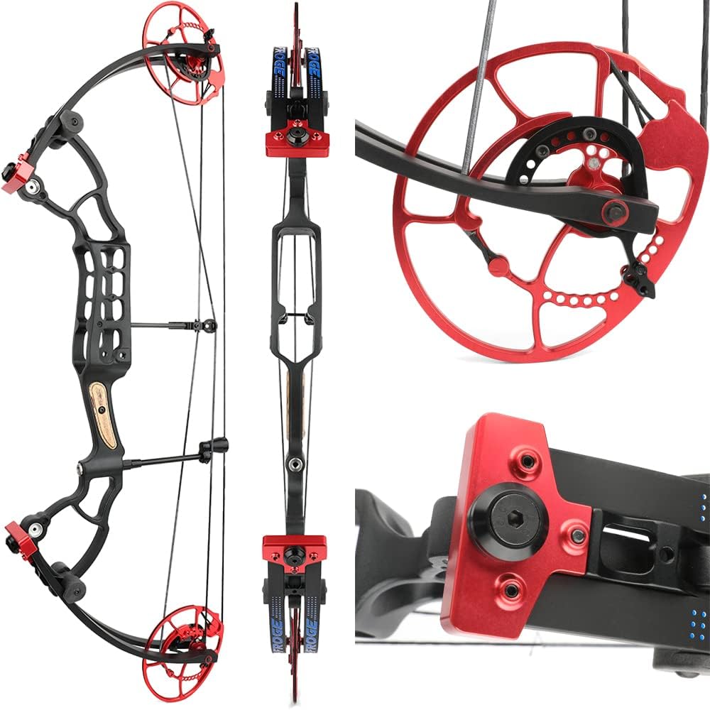 wolfman Compound Bogen Set 340 FPS Jagd Bogen Schießen Wettbewerb Bogen ...