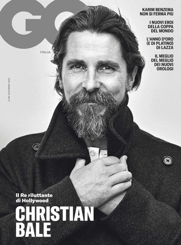 Amazon.com: GQ Italia Magazine November 2022 Christian Bale: Books