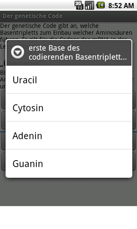 Der genetische Code - App on Amazon Appstore