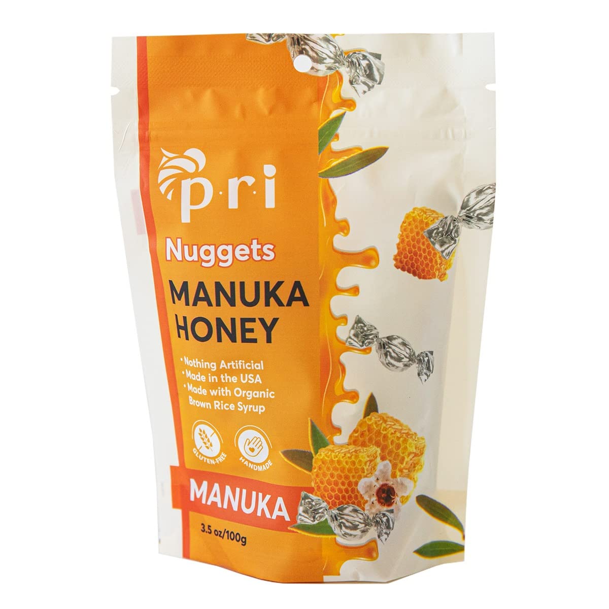 Amazon.com : PRI Manuka Honey Nuggets, Sweet and All Natural Hard Candy ...