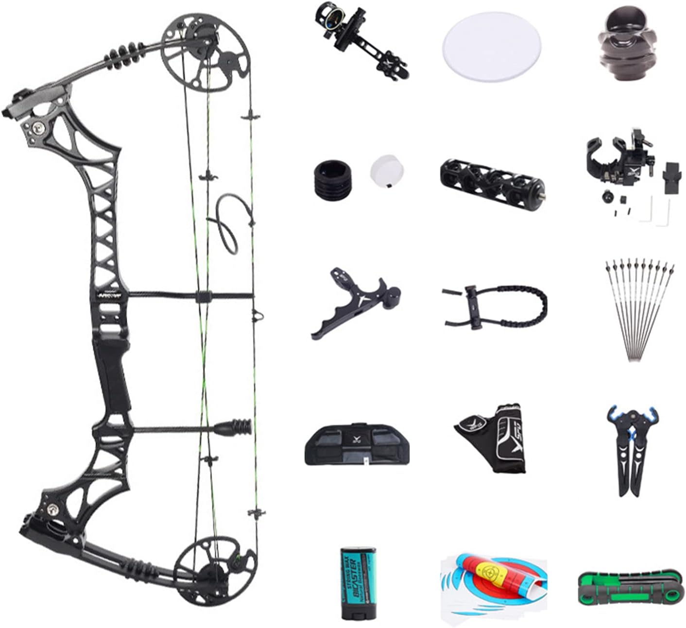 Amazon.com : Archery Compound Bow M129 Compound Pulley Bow Set for ...