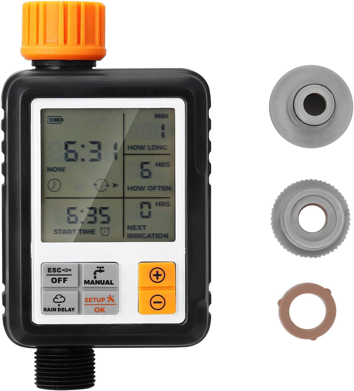Outdoor watering timer automatic watering timer large screen ...