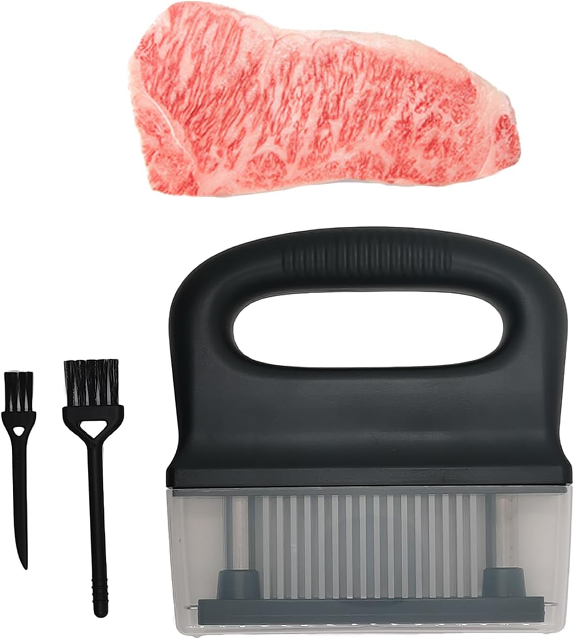 Amazon.com: Cigcay Meat Tenderizer Tool Ultra Sharp 48 Blade Stainless ...