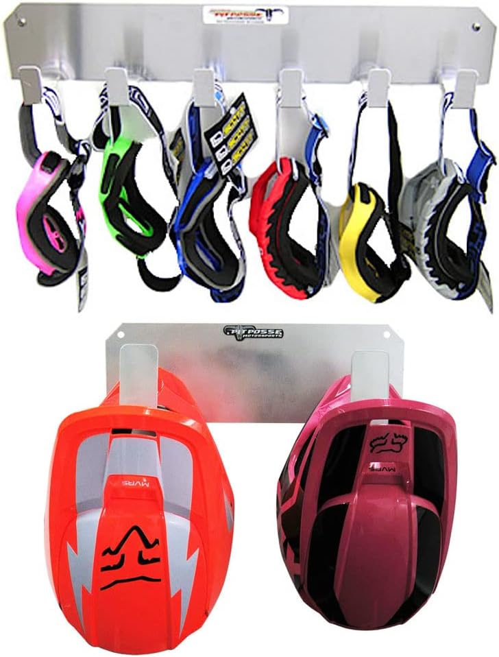 Amazon.com: Extreme Max 5001.6029 Dual Helmet Hanger Aluminum Storage ...