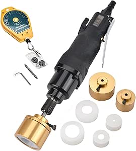 Amazon.com: YOGAYE Pneumatic Capping Machine, 10-50mm Handheld Screw Bottle Cappers, 11000RPM ...