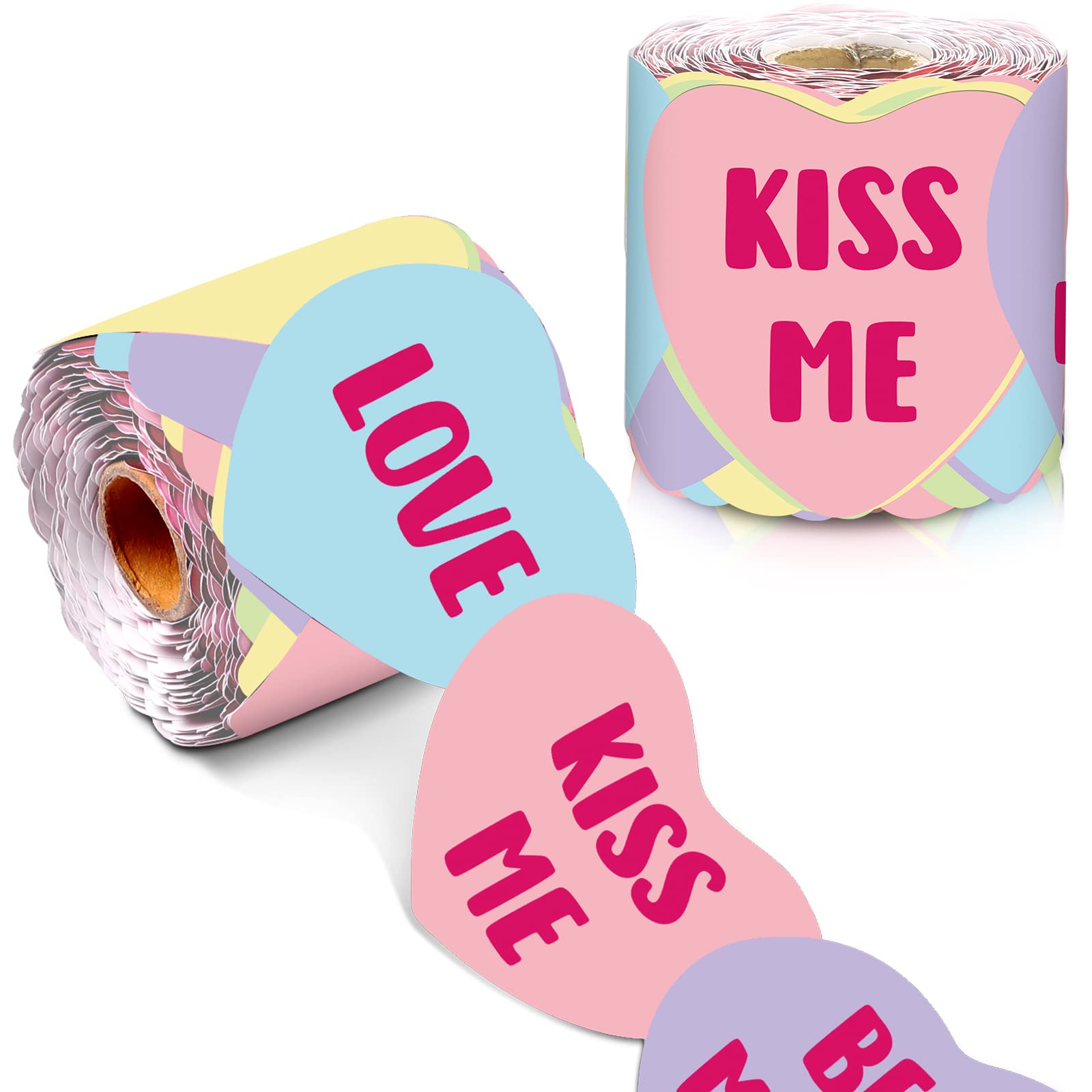 Amazon.com: Panelee Valentine's Day Heart Border 68.9 Feet Bulletin ...