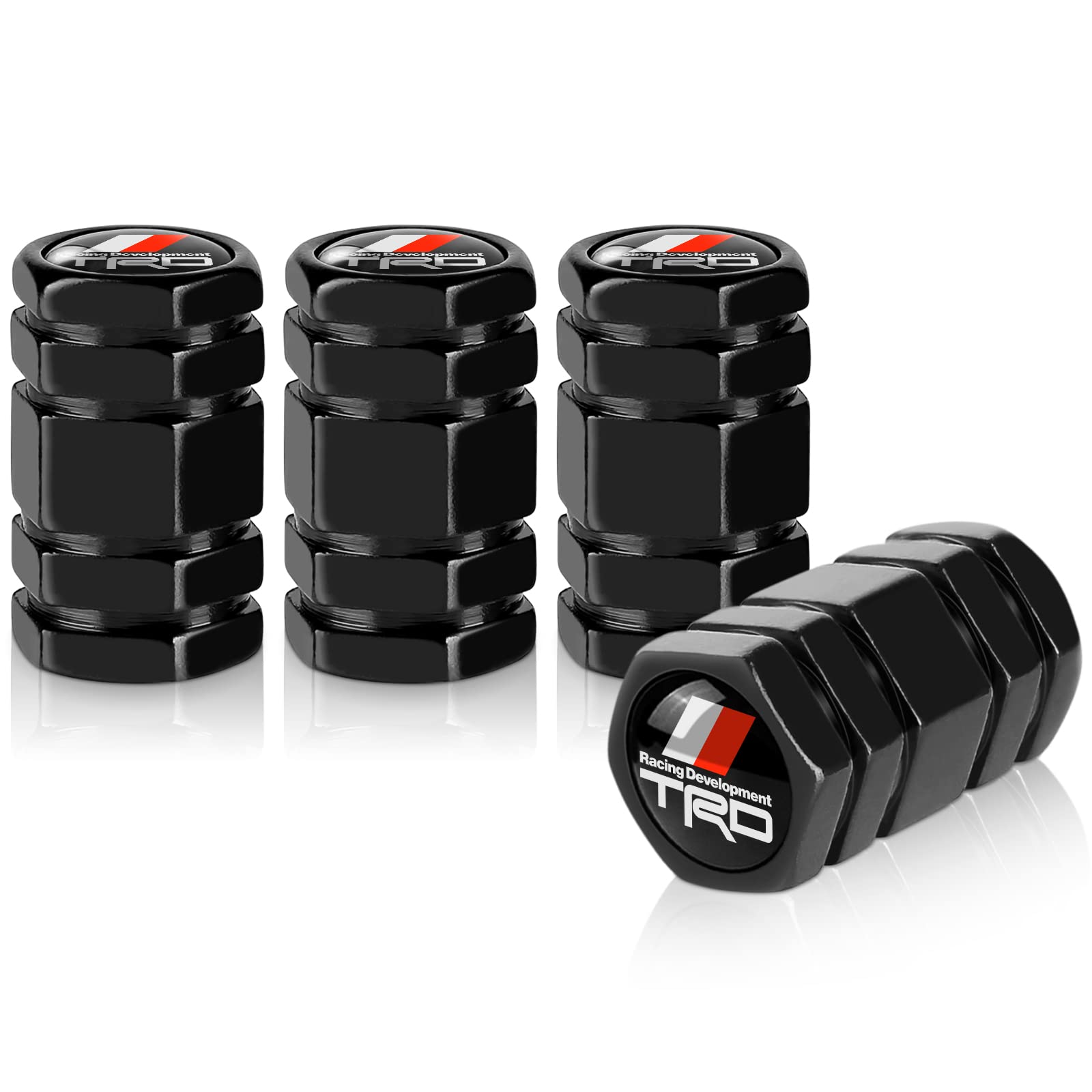 Buy 4 Pack Tire Valve Stem Cap Cover - Tire Air Caps with Unique Logo ...