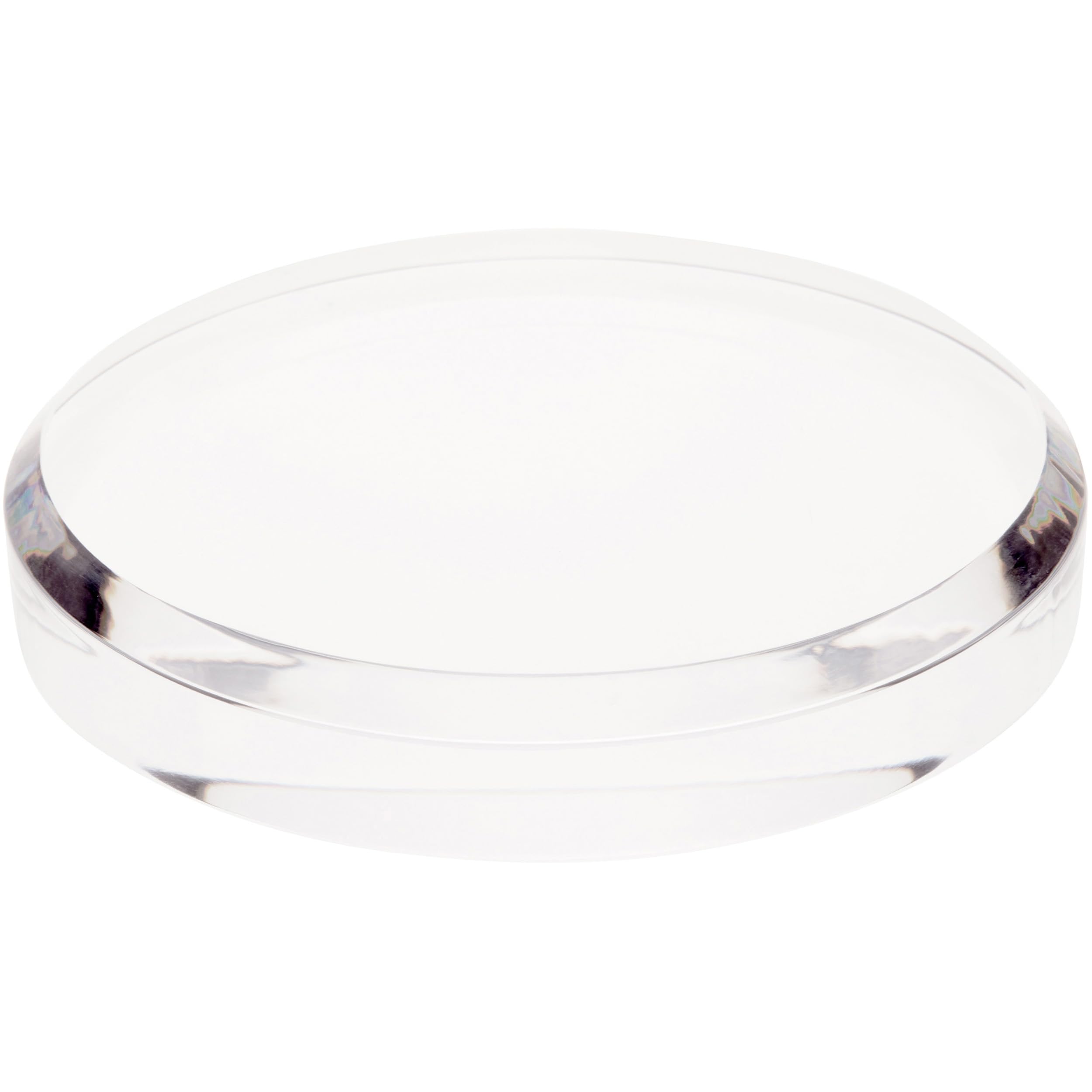 Amazon.com: Plymor Clear Acrylic Beveled Round Display Base, 6" W x 6 ...