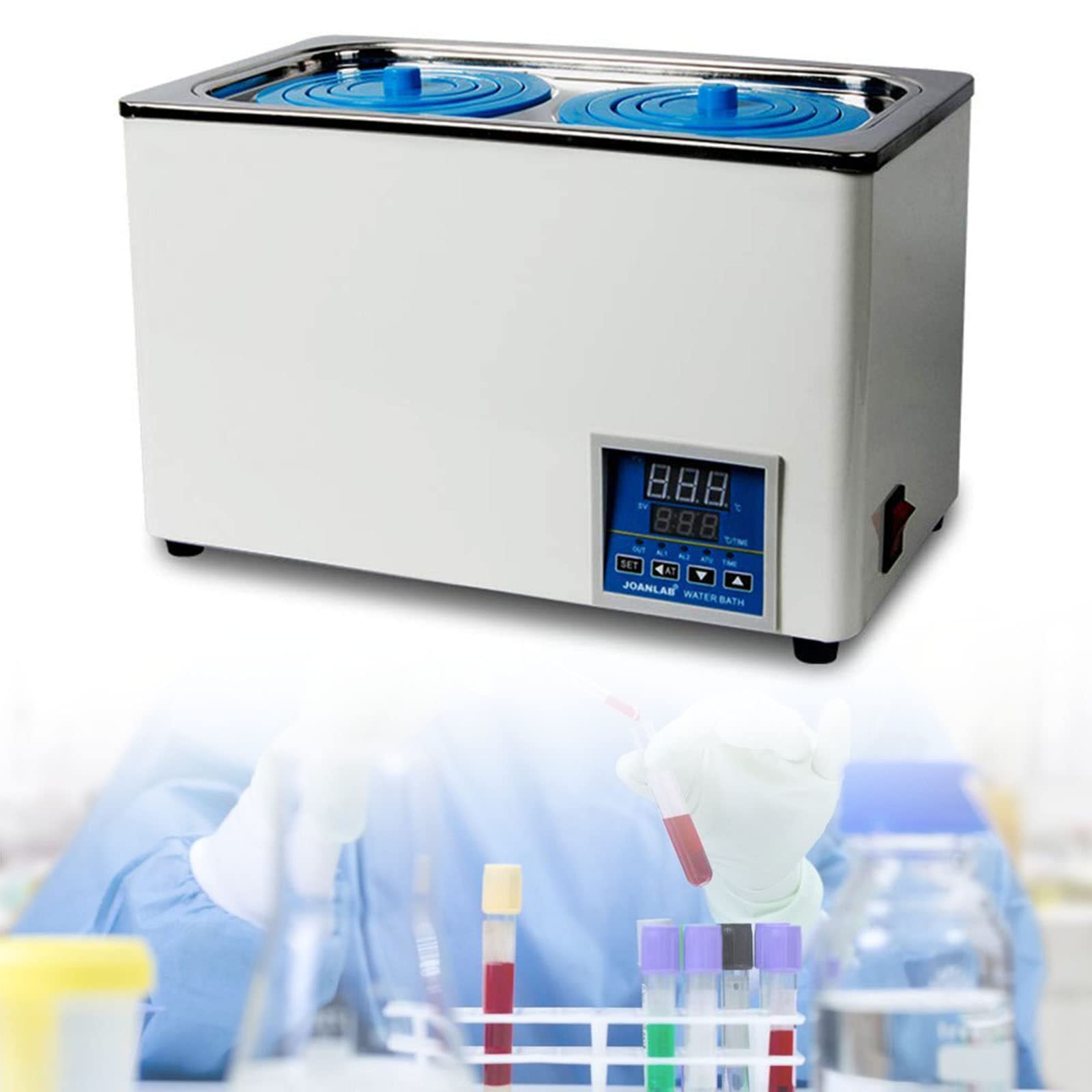Buy QJJML 600W Digital Thermostatic Lab Water Bath 6L Water Bath Heater ...
