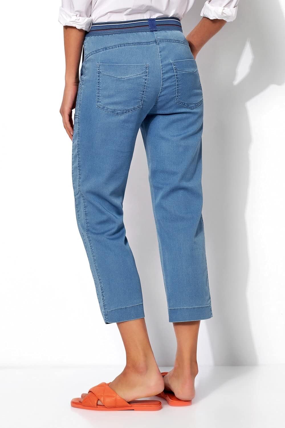 Toni Dress Sue Jogpants 3 4 Marlene Hose Damen Blue Bleached 42 Toni Dress Sue Jogpants 3 4 Marlene Hose Damen Blue Bleached 42
