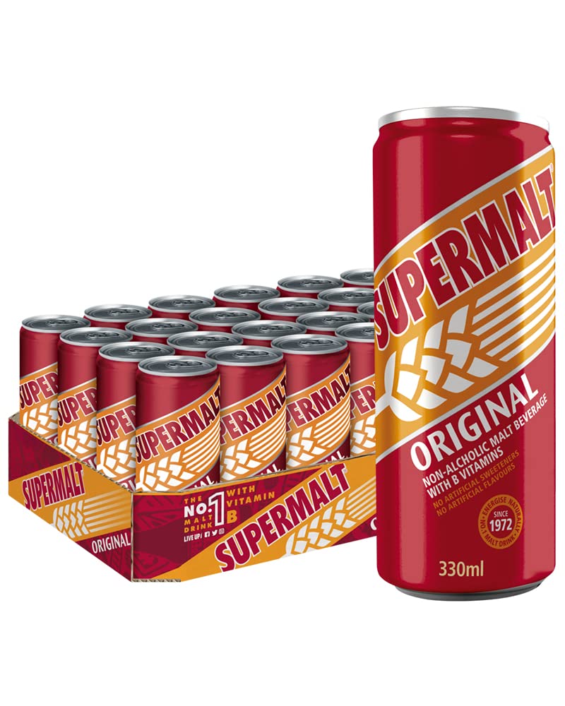 SUPERMALT | Original Malt Drink | Alcohol Free| Premium Malt Drink with ...