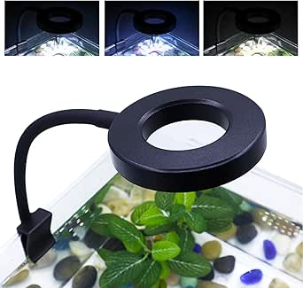 Small Aquarium Light Clip on Fish Tank Light LED USB Full Spectrum ...