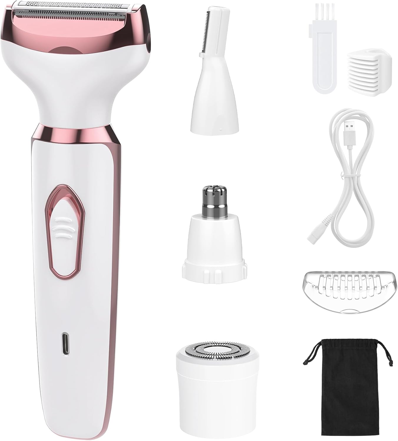 Amazon.com : Electric Razors for Women, 4 in 1 Electric Women Shaver ...