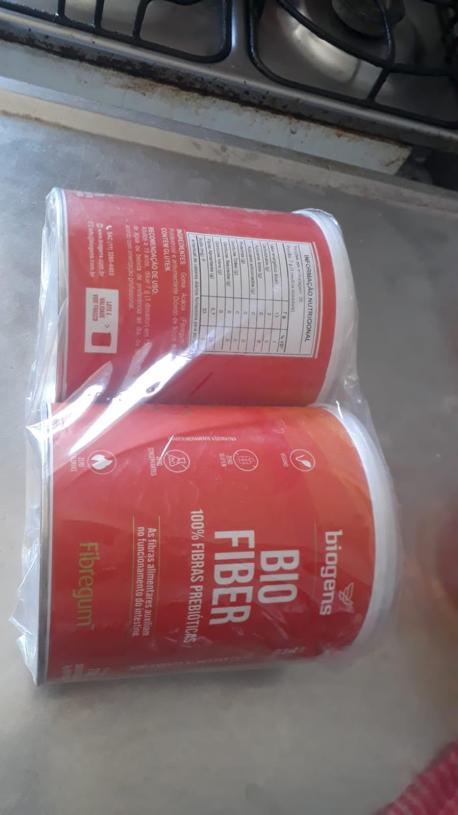 Bio Fiber, 100% fibra solúvel prebiótica, Fibregum™, Goma Acácia ...
