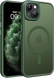 Amazon.com: Telaso for iPhone 15 Case, iPhone 15 Phone Case Compatible with Magsafe Translucent ...