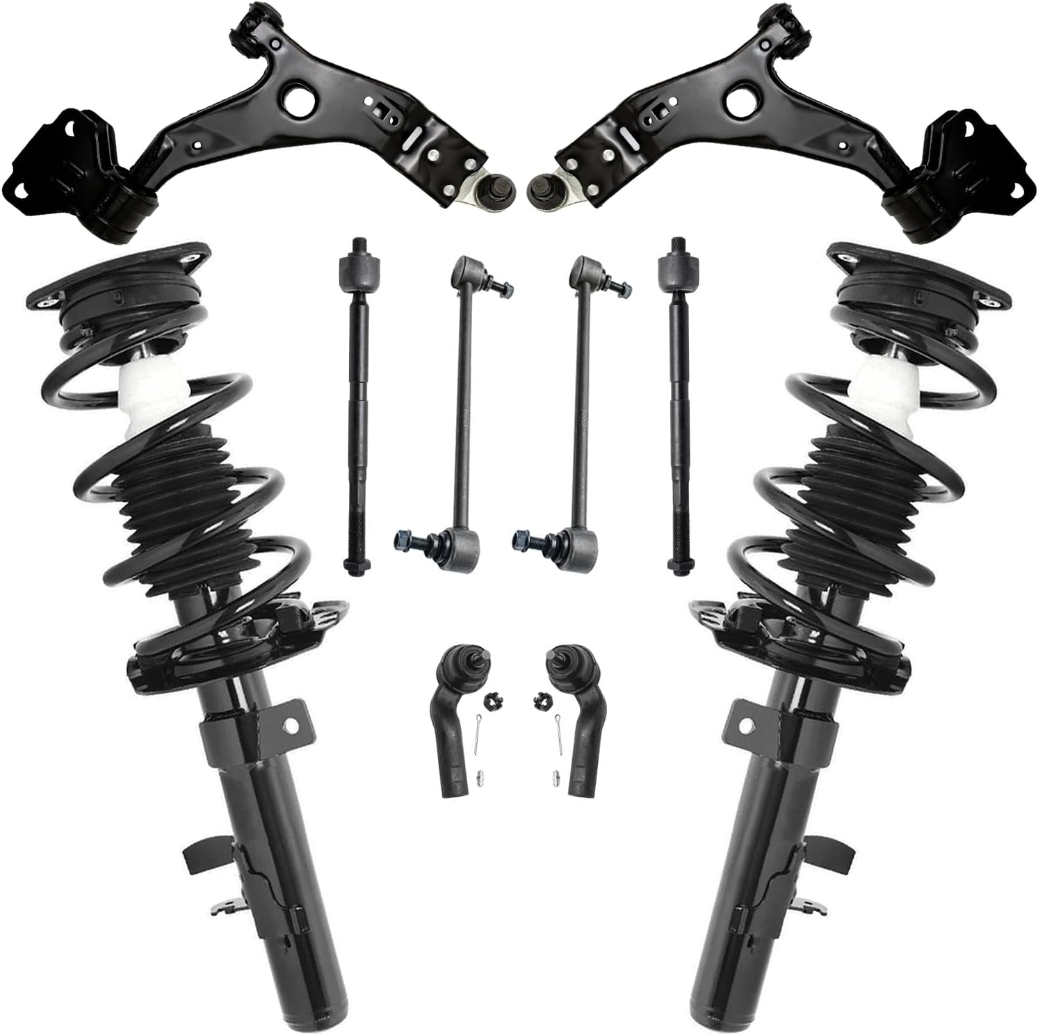 Amazon.com: Detroit Axle - 10pc Front End Suspension Kit for 2013 Ford ...