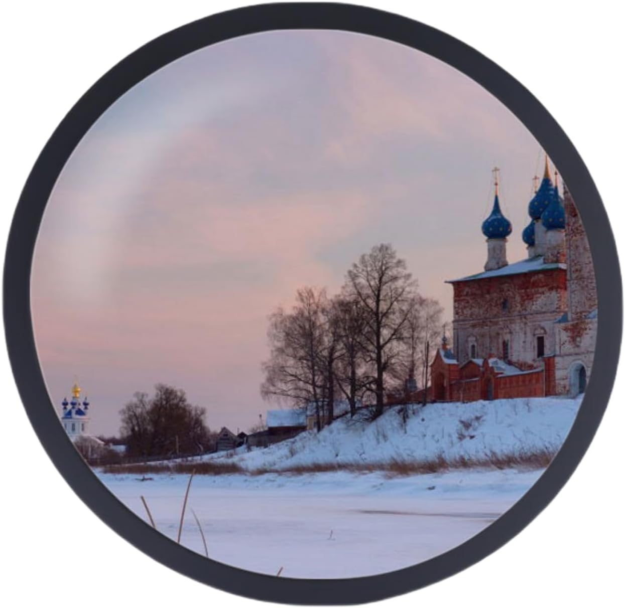 Amazon.com - QIUTMER Picture Frame Round Wall-mounted Photo Frame Photo ...