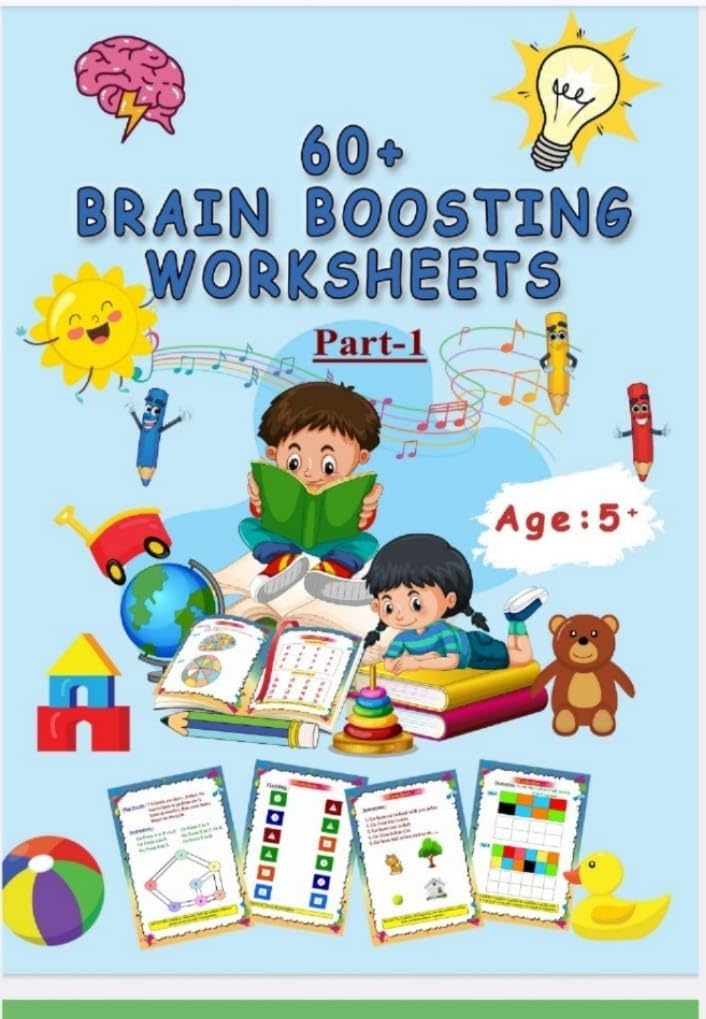 MONALISA BHANJA Brain Boosting Book for kids | More Than 60 Worksheets ...