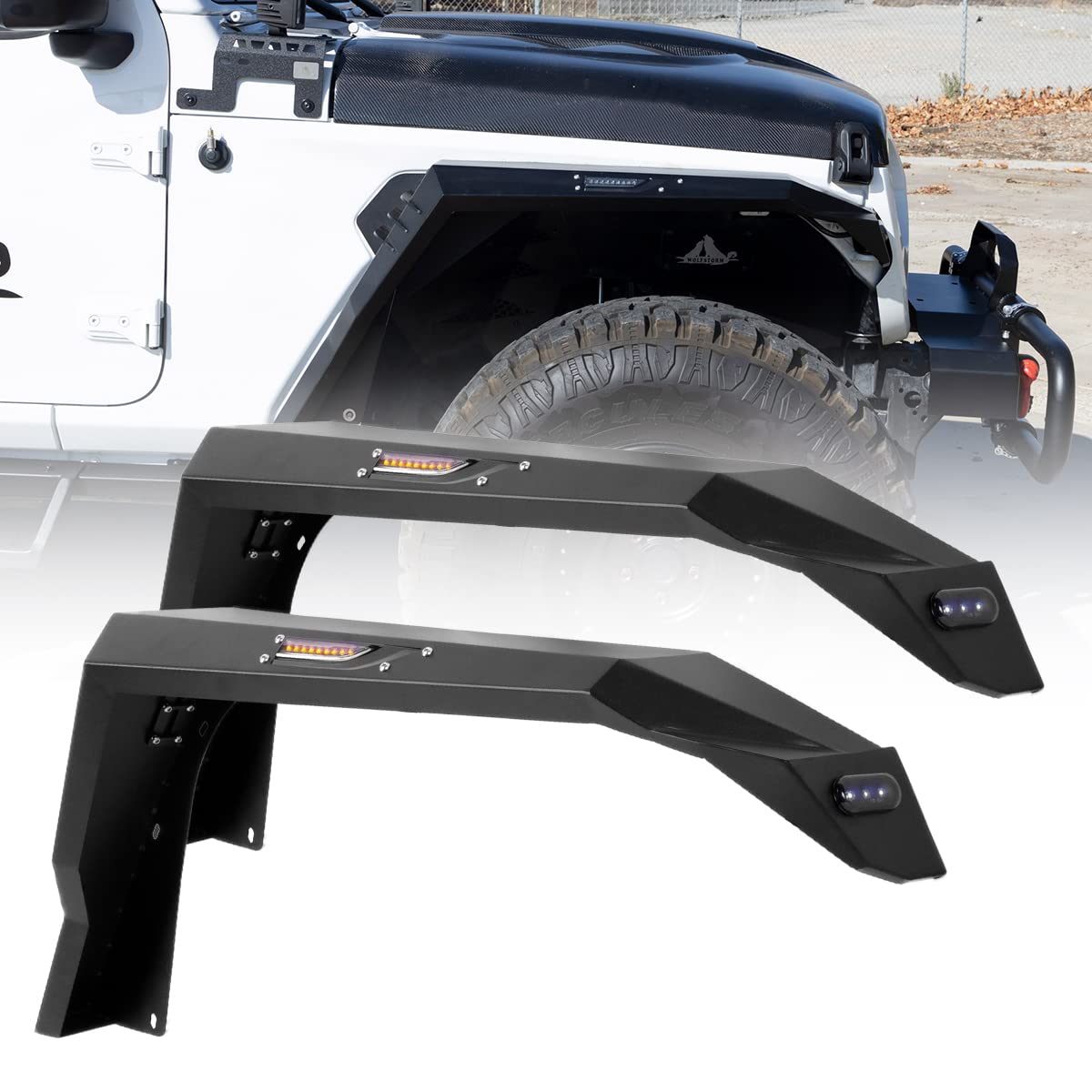 Front Fender Flares Fit For 2018 2022 Jeep Wrangler Jl | Desertcart Belize