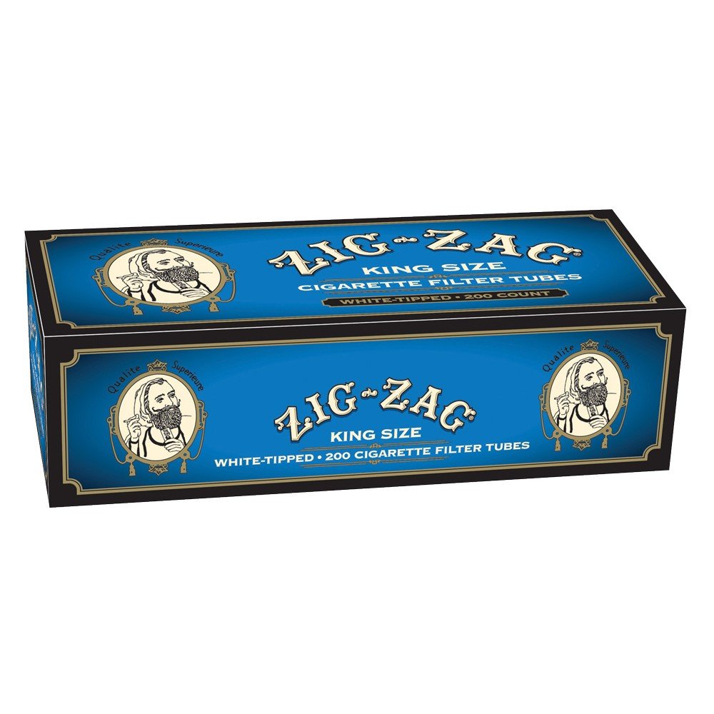 Amazon.com: Zig Zag Cigarette Tubes Light King Size - 200ct Box ...