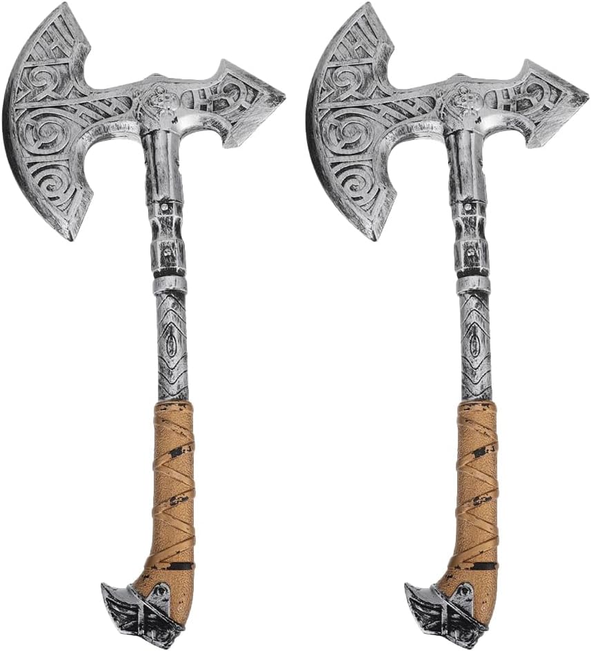 Amazon.com: DEARMAMY Halloween Axe Prop 20 Inch Realistic Fake Foam Axe ...