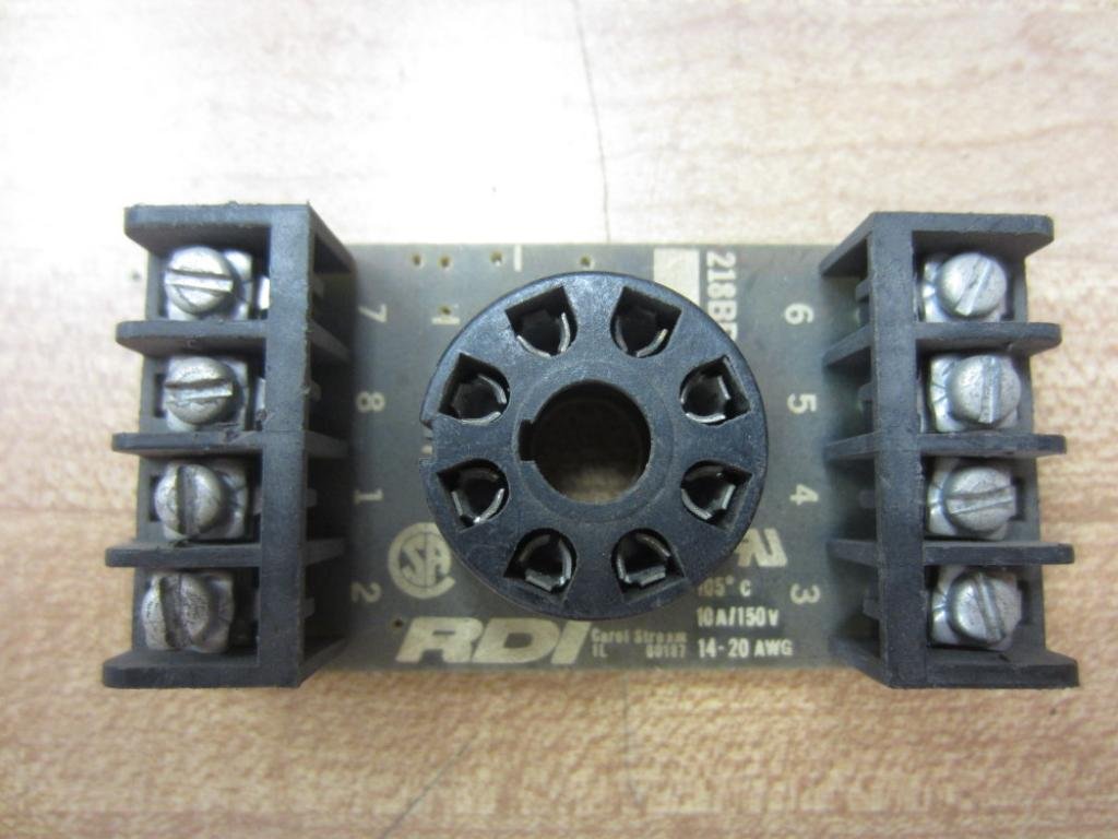 Amazon.com: RDI 218BR Relay Socket : Industrial & Scientific