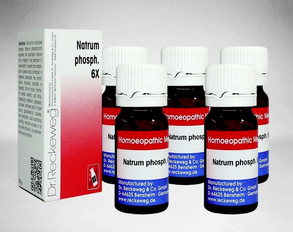 Amazon.com: Dr. Reckeweg Dr.Reckeweg Germany Natrum Phosph 6X Pack of 5 ...