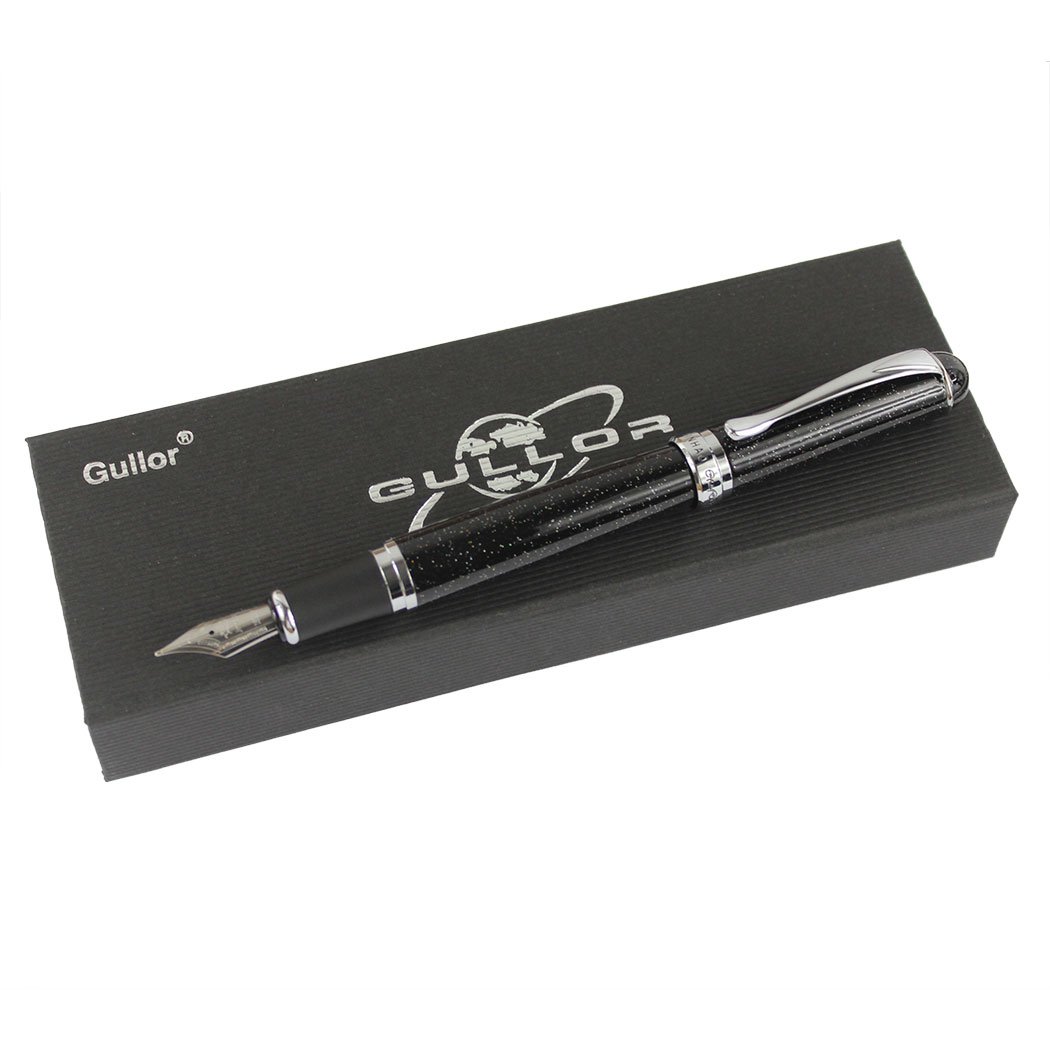 Gullor 750 Normal Nib Fountain Pen with Original Pen Box and 5 Colour ...