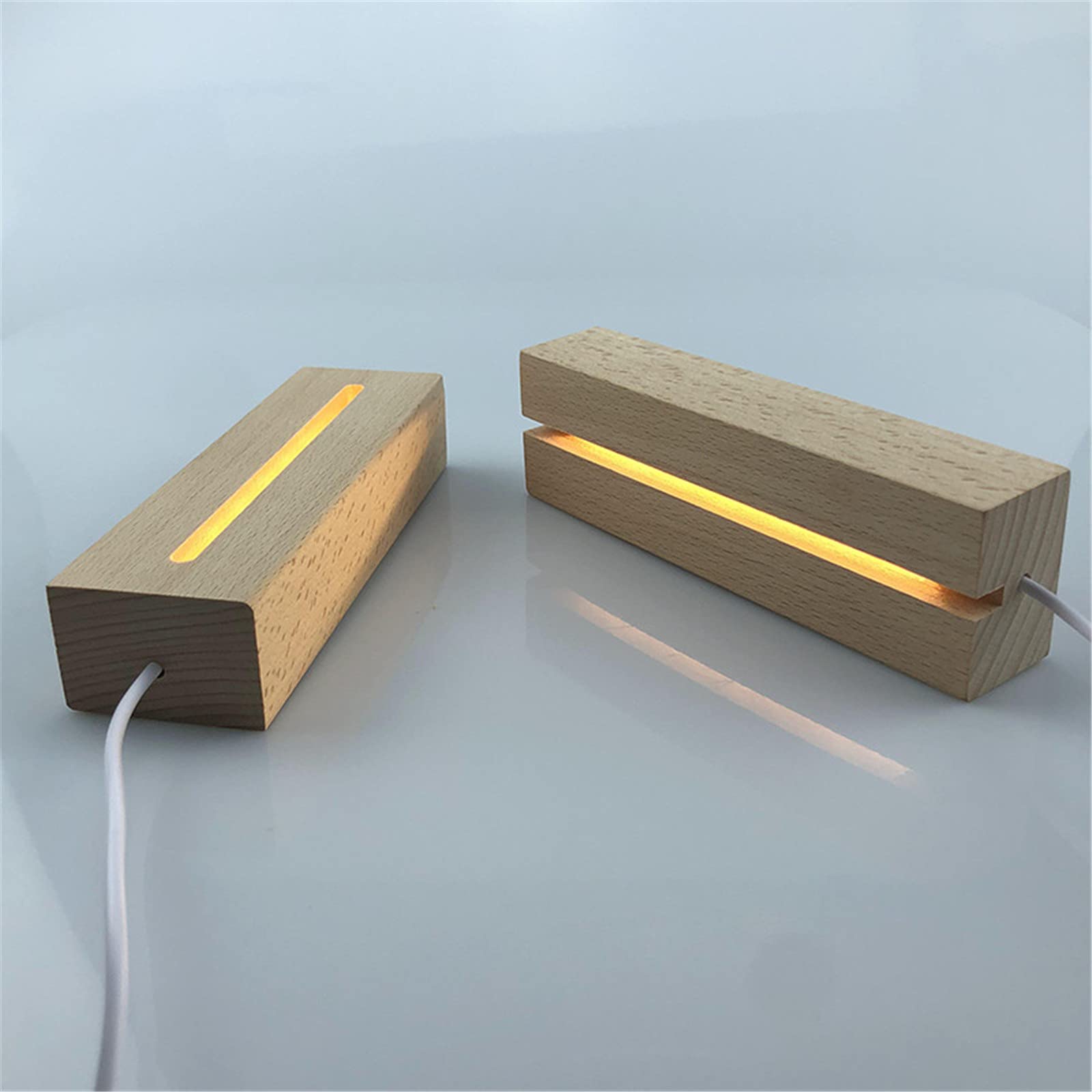 Amazon.com: LED Light Display Base Stand, 6" Rectangle Display Pedestal ...