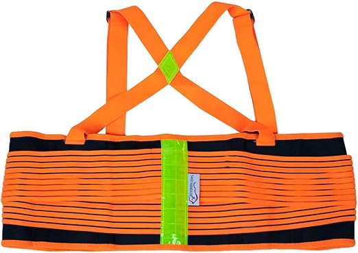 Amazon.com: SAFE HANDLER Lifting Support Weight Belt - Orange & Black ...