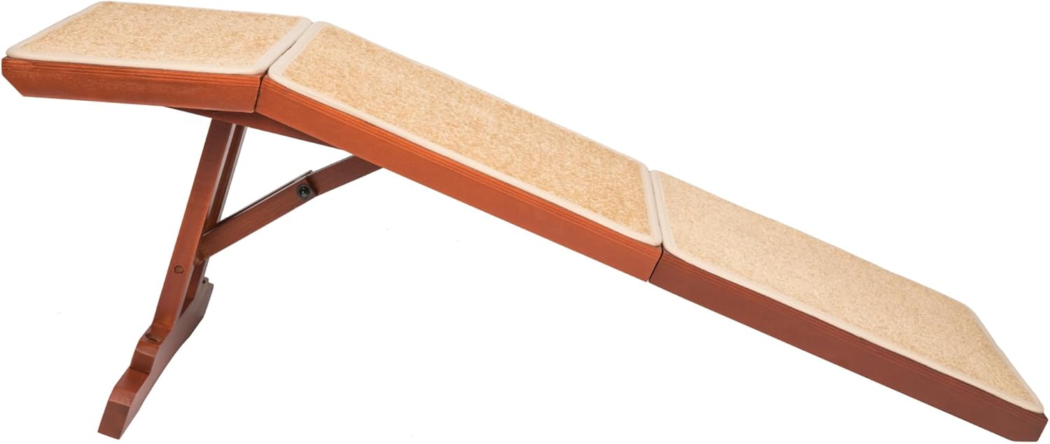 PetSafe CozyUp Sofa Ramp - Durable Wooden Pet Ramp Holds up to 100 lb ...