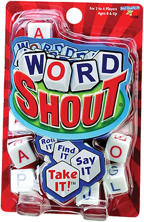 Amazon.com: Word Shout Dice Game - Roll It, Find It, Say It, Take It ...